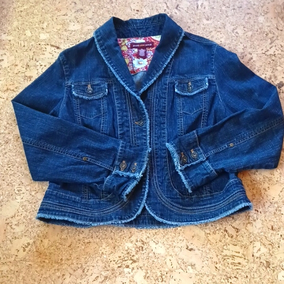 Jones Wear | Jackets & Coats | Jones Wear Jeans Denim Jacket With ...